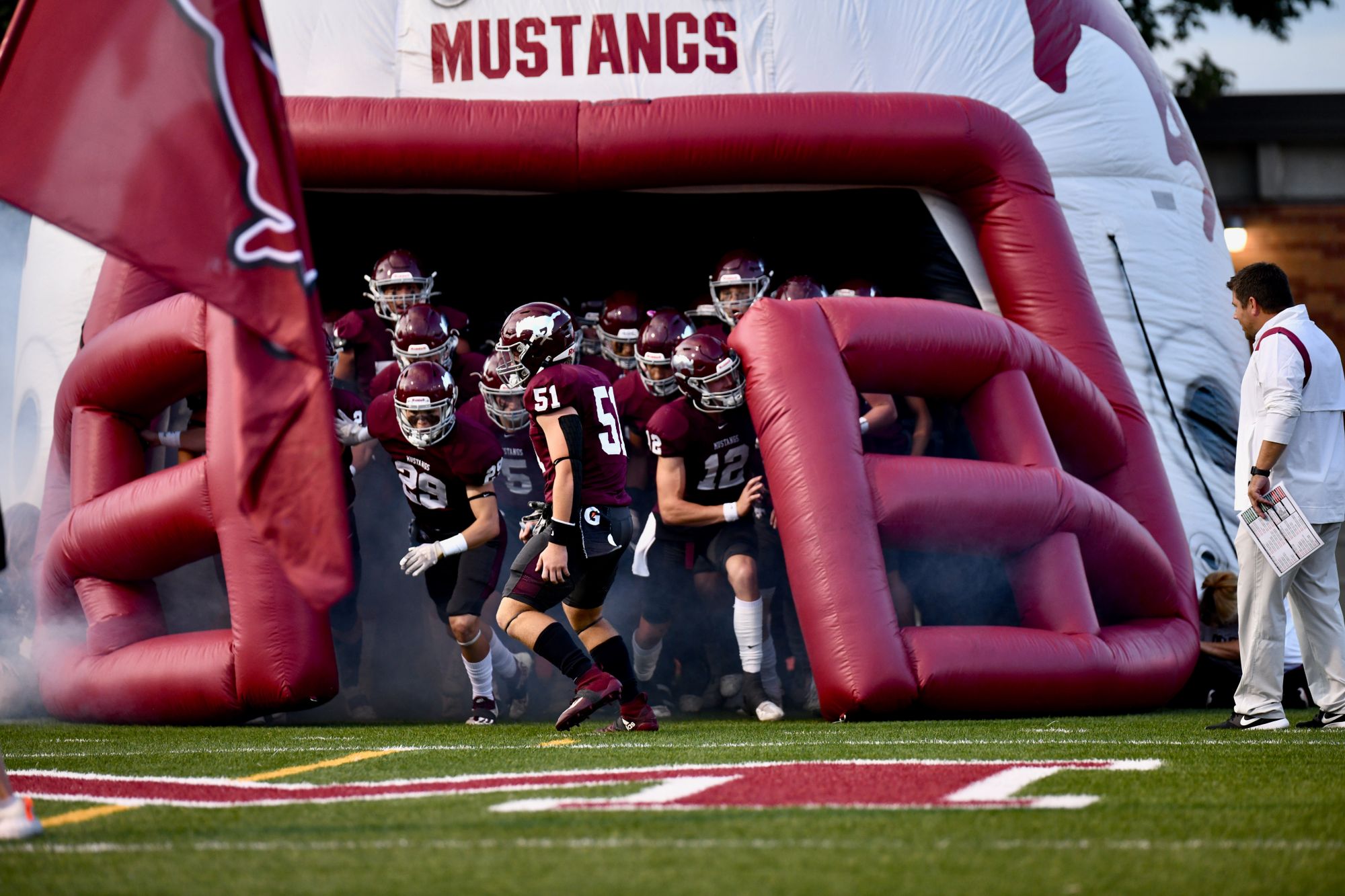 Salina Central Mustangs stampede to a victory