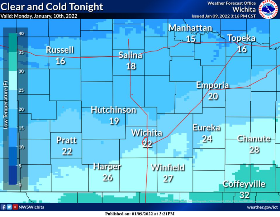 Clear & Cold Tonight