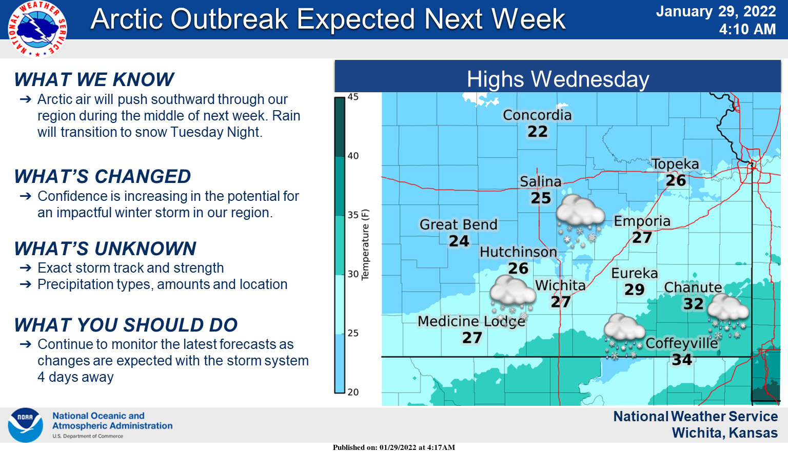 Arctic Air To Move Through Next Week