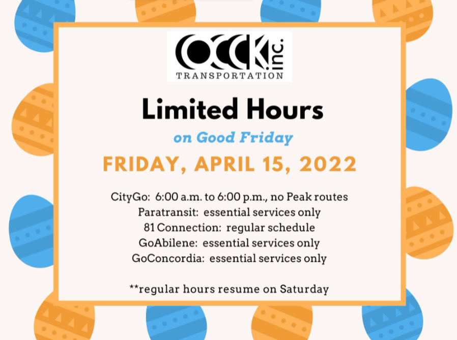 OCCK Good Friday Hours
