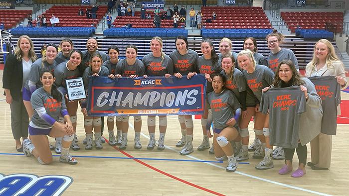 KWU Women's Volleyball Claims KCAC Tournament Title in 5-Set Thriller ...