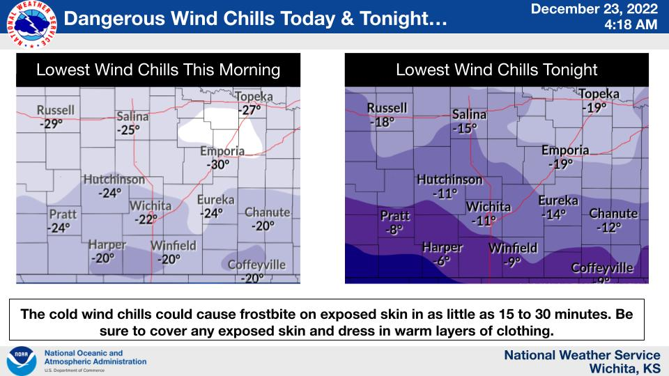 Dangerous Wind Chills Today & Tonight