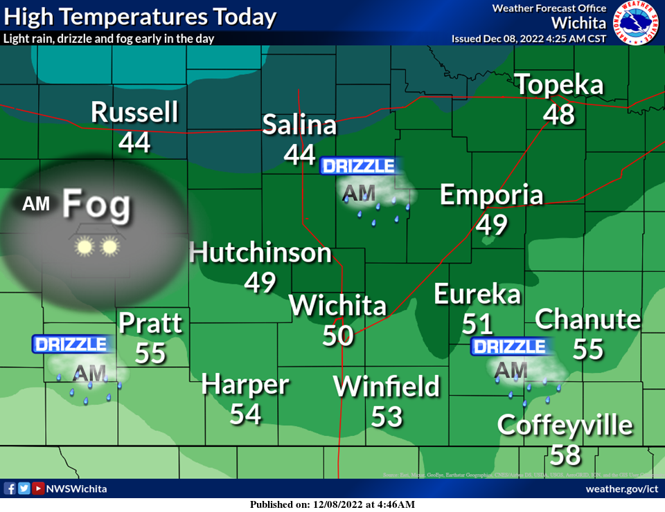 Fog & Drizzle This Morning