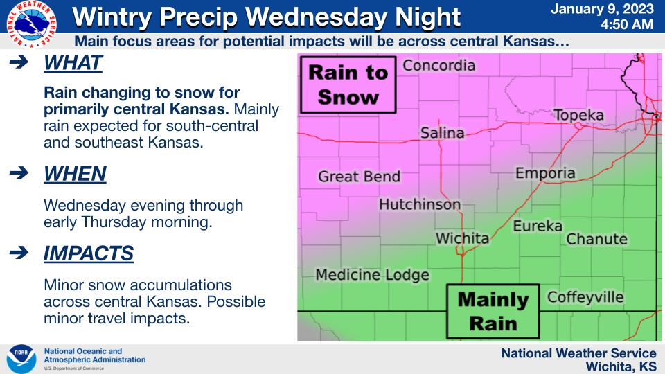 Wintry Precip Possible Wednesday Night