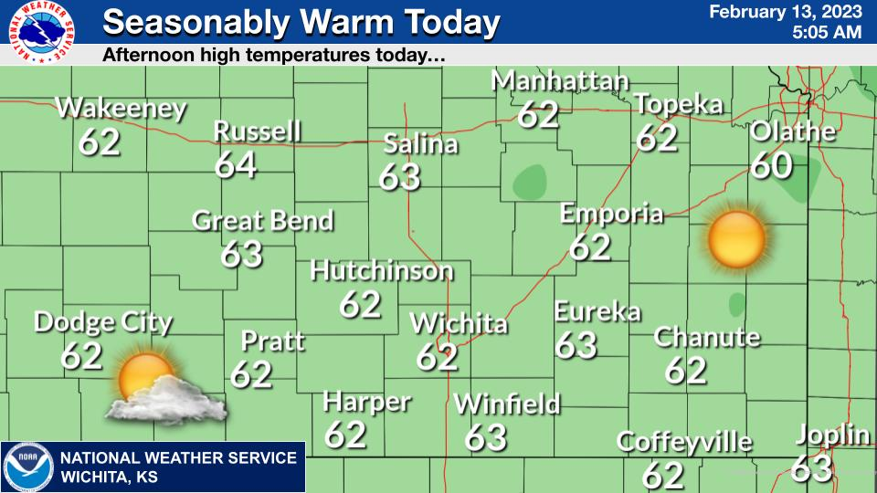 Seasonably Warm Today, Rain Expected Tonight