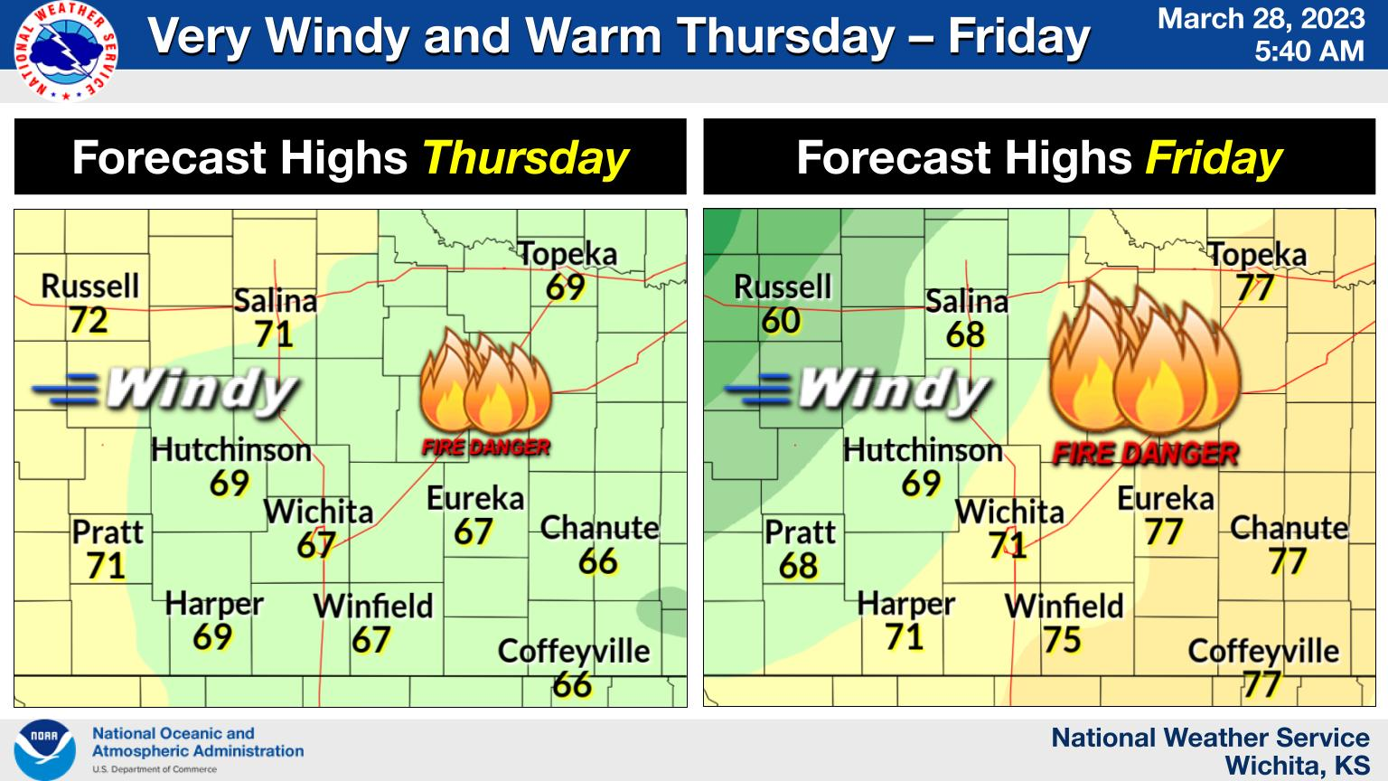 Windy & Warm Thursday - Friday