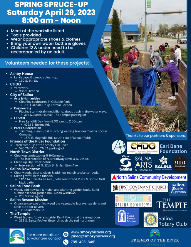 Volunteers Needed for Spring Spruce-Up