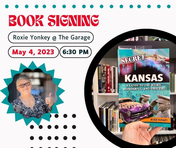 Author Roxie Yonkey at The Garage