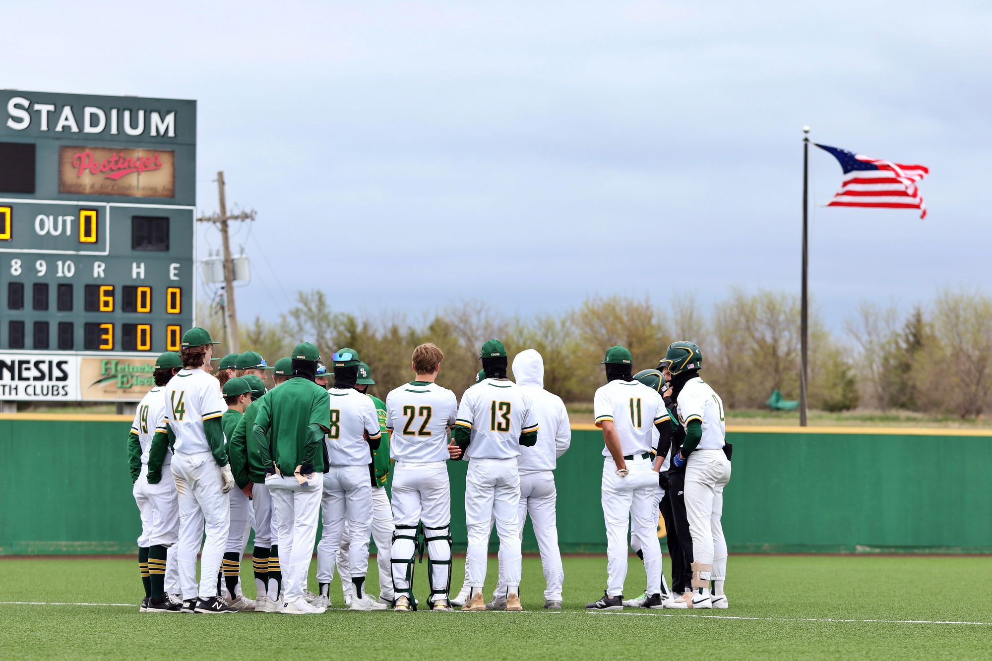 South Baseball Comes Up Short Against Maize South 3-6, 3-5 (Photo Gallery)