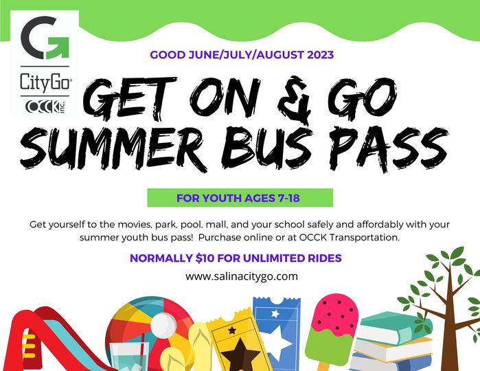 Get on & Go Summer Bus Passes Available Soon