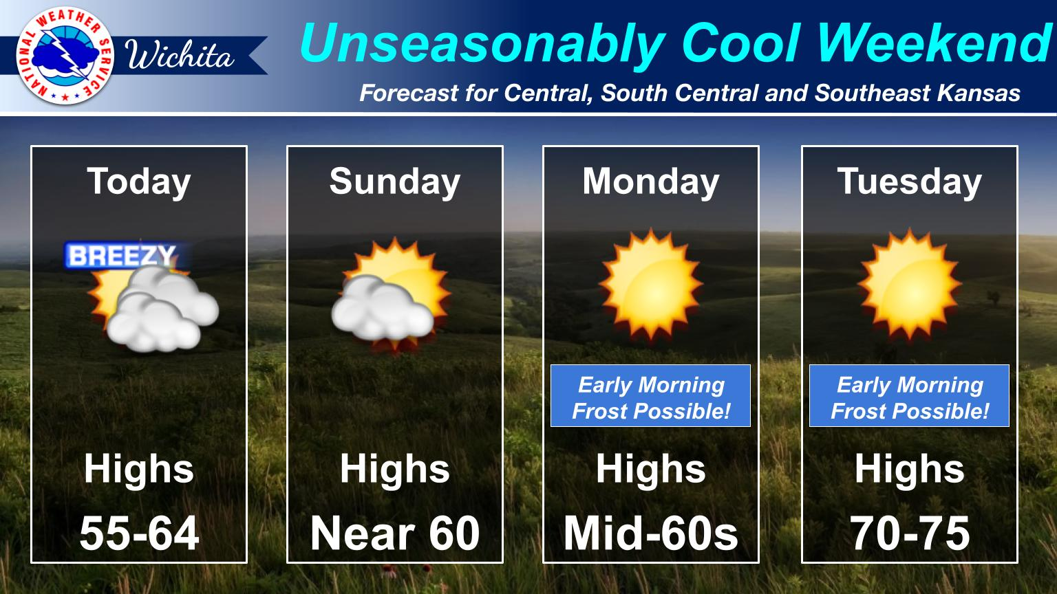 Unseasonably Cool Weekend