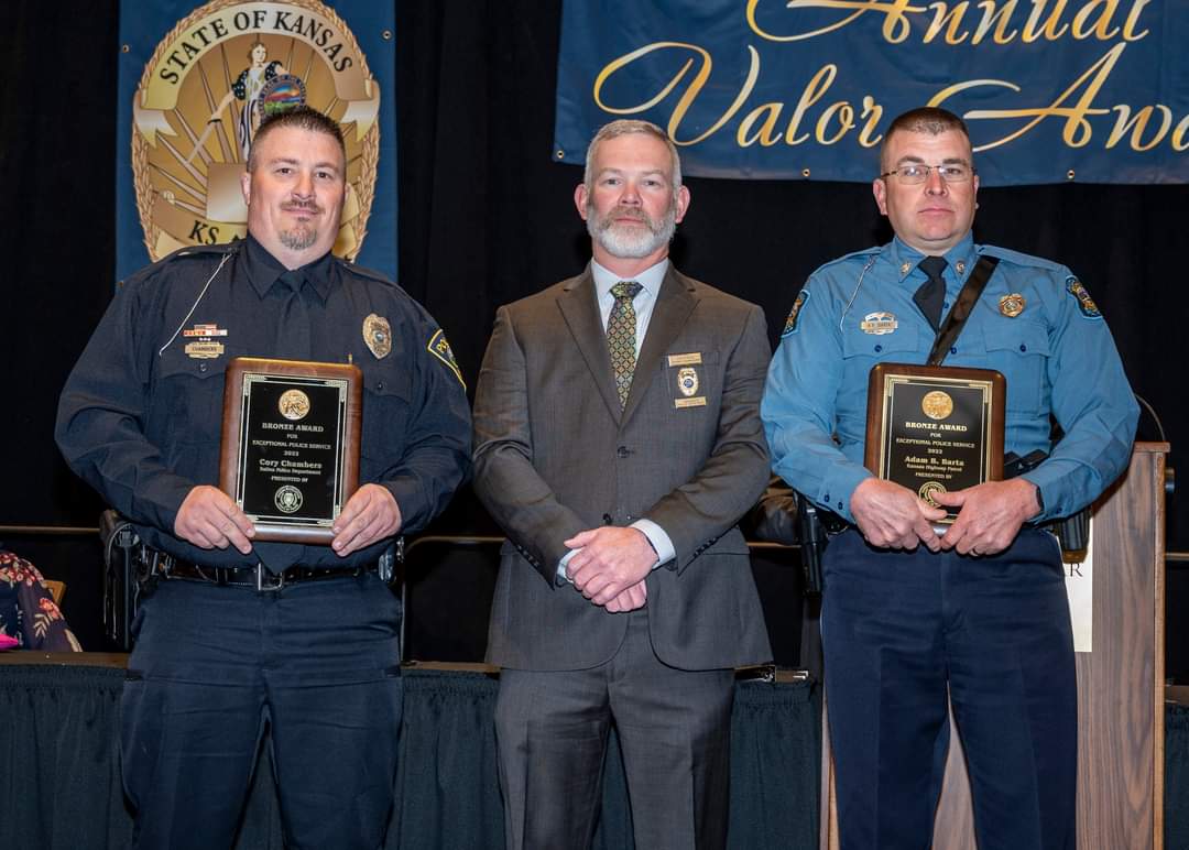 Valor Awards Received by KHP Troop C Officers