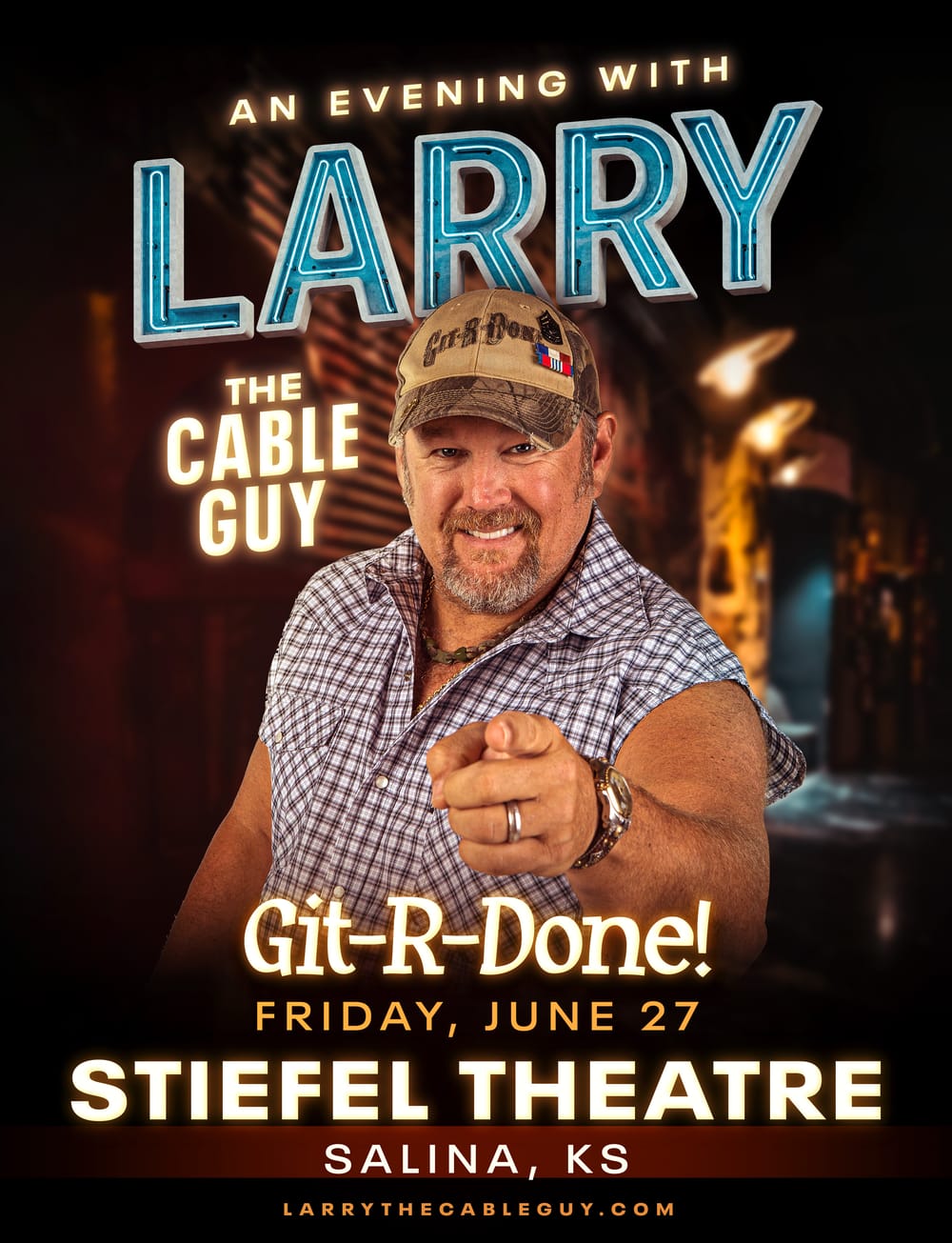 Comedian Larry the Cable Guy to Perform At Stiefel Theatre