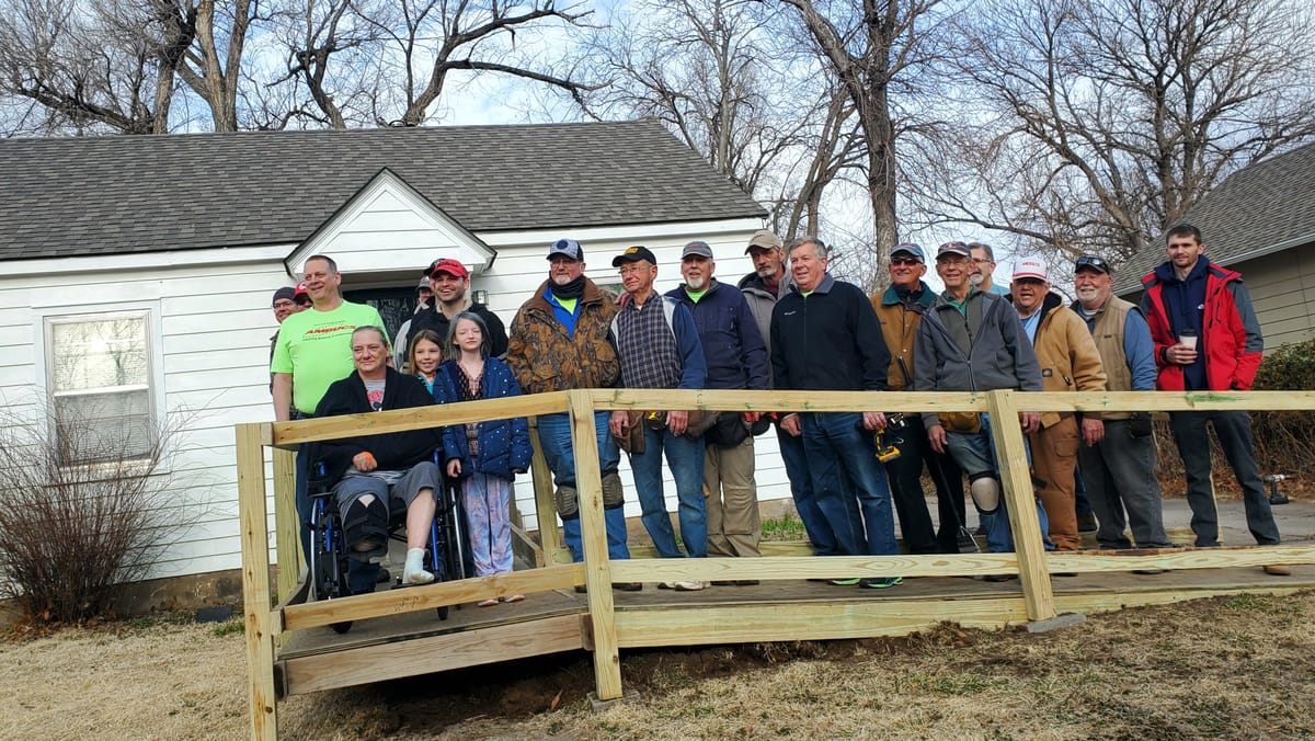 Ambucs Celebrates 500th Ramp Installed