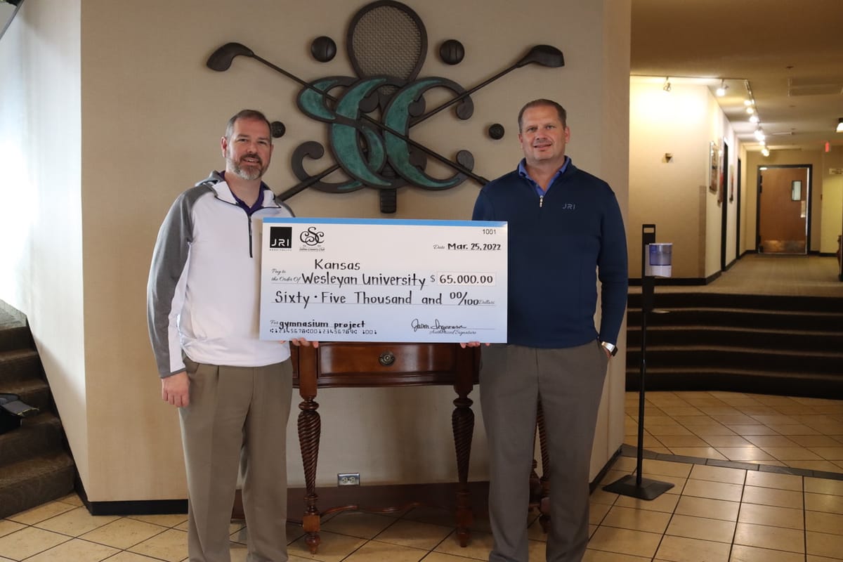 JRI Hospitality Makes Lead $65,000 Donation to Kansas Wesleyan ...