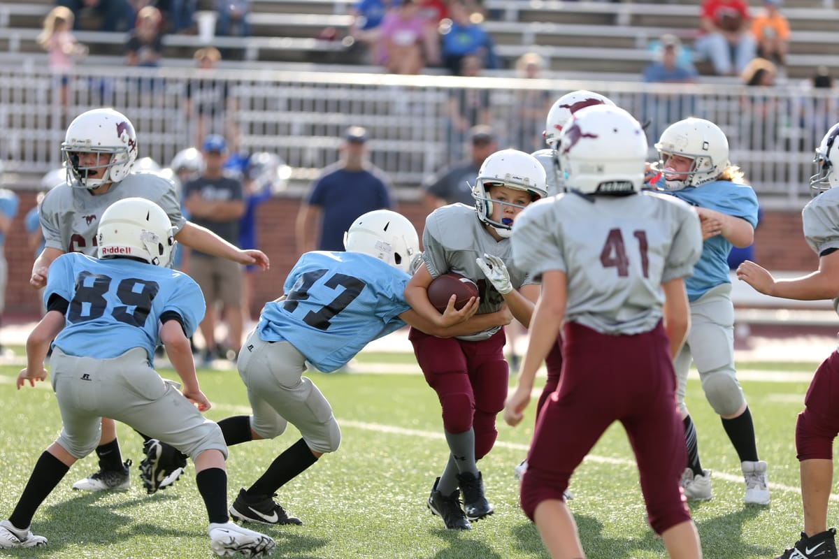 Central Kansas Football League- Panthers vs Mustangs (Photo Gallery)