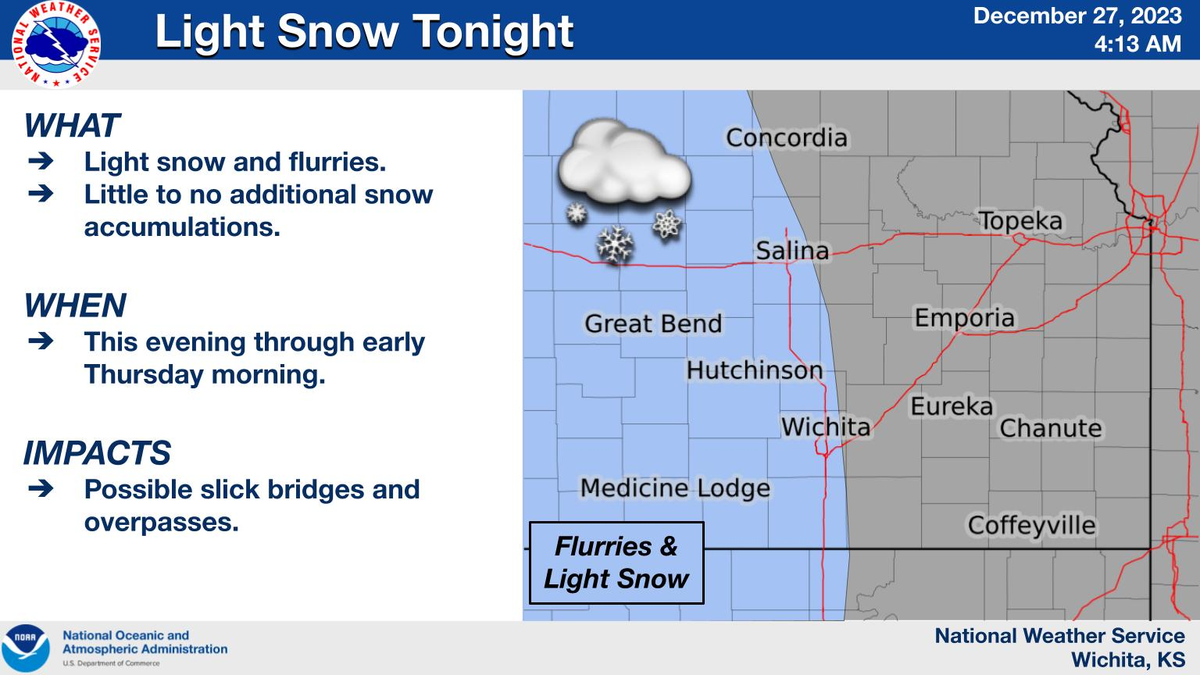 Light Snow Tonight