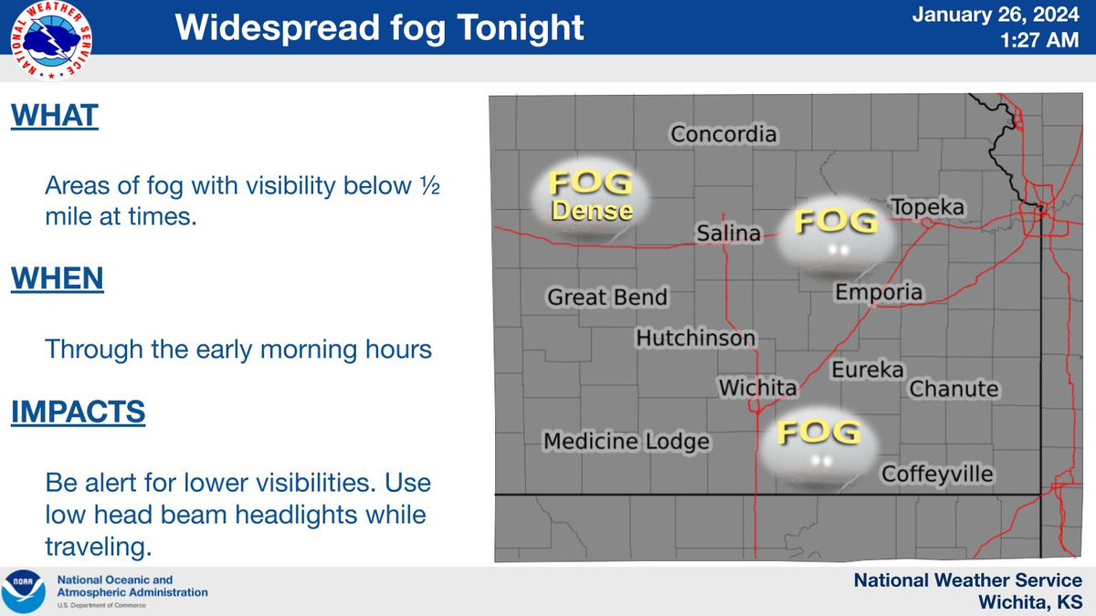 Widespread Fog Tonight