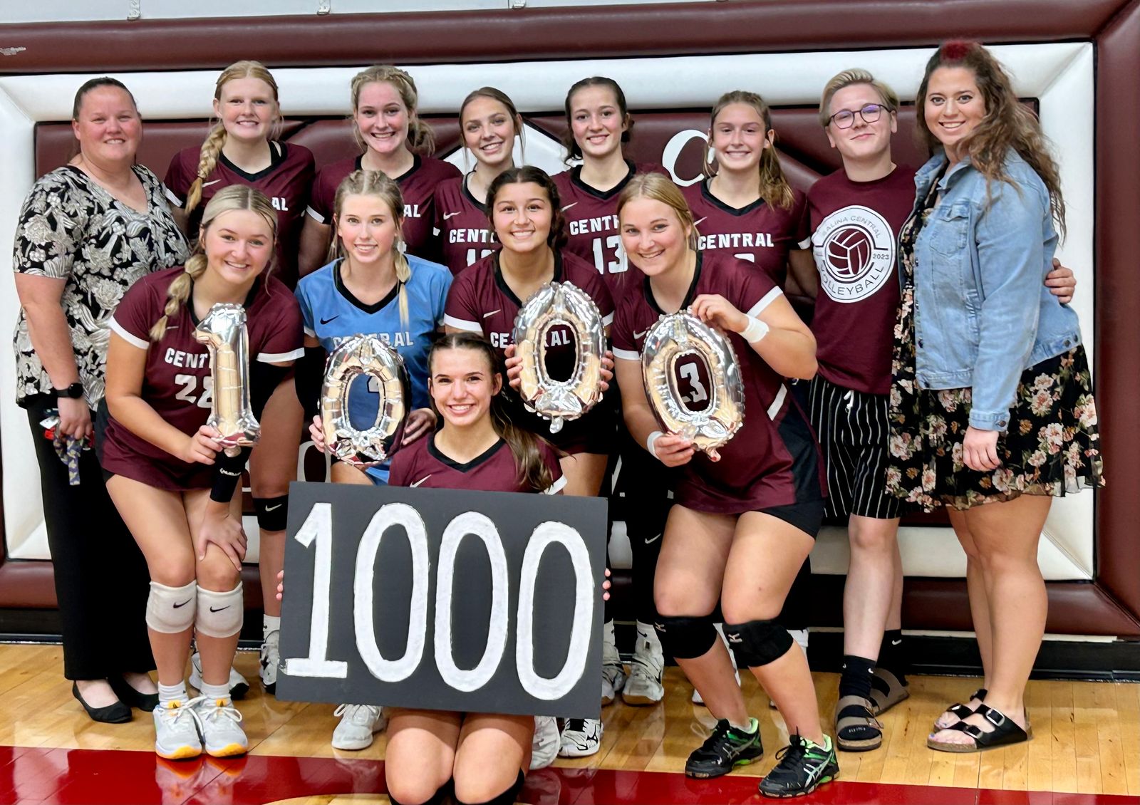 Salina Central High School Volleyball Player Reaches 1000 Career ...