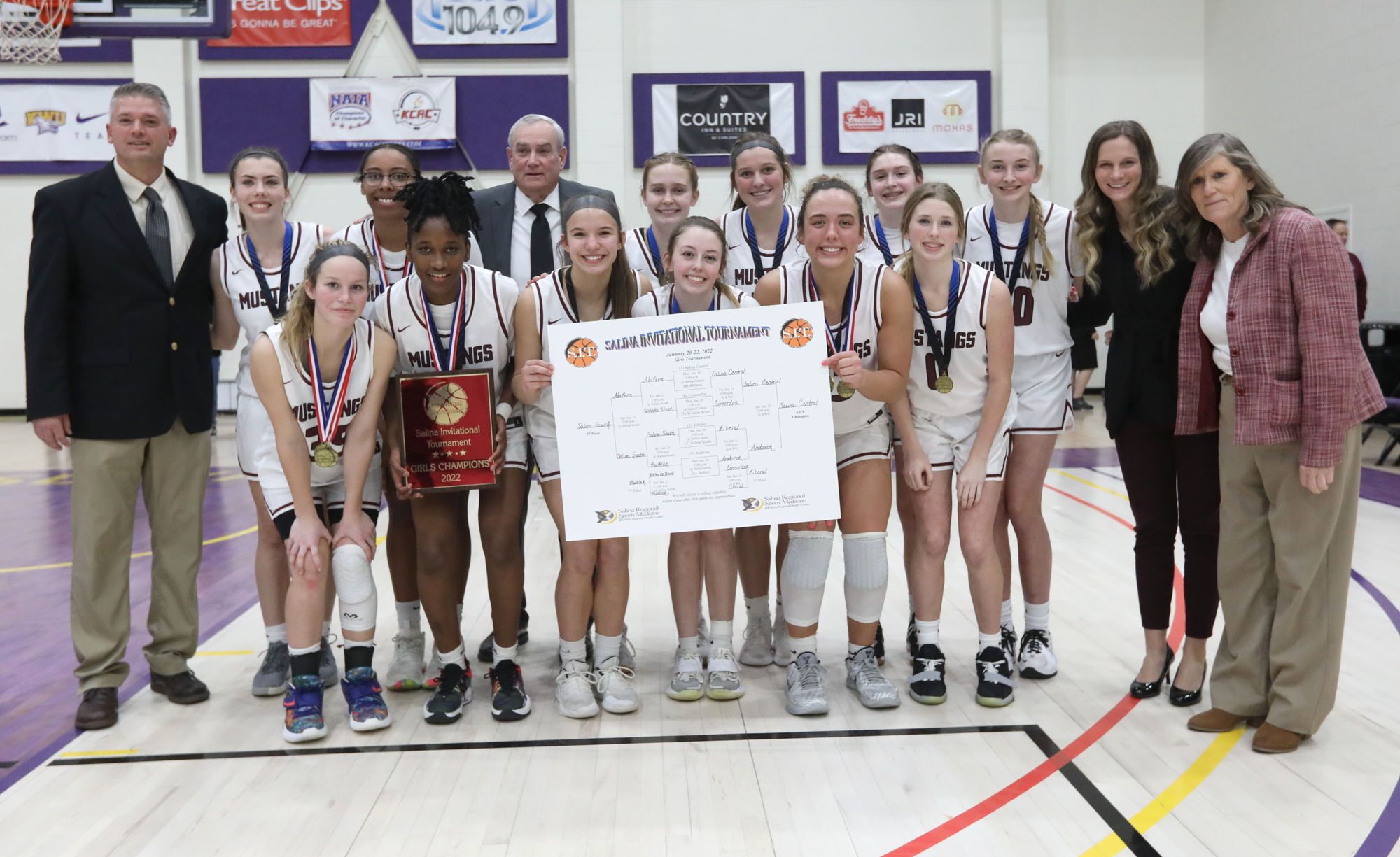 Salina Central Lady Mustangs take Salina Invitational Title (Photo Gallery)