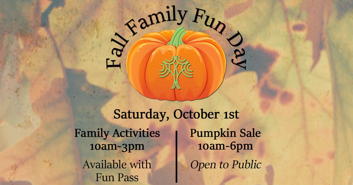 Fall Family Fun Day at Webster Conference Center
