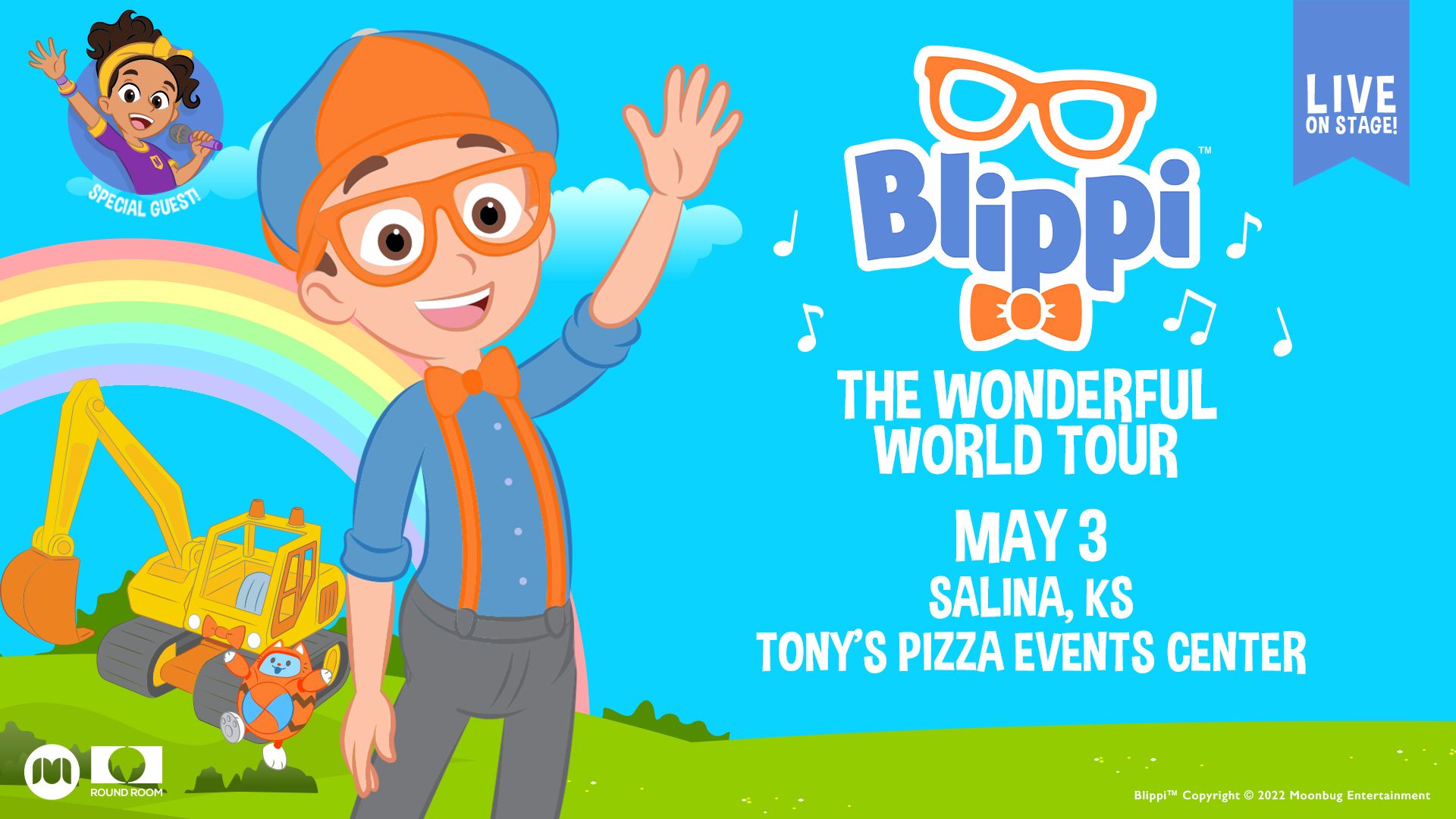 Blippi: The Wonderful World Tour to Stop in Salina