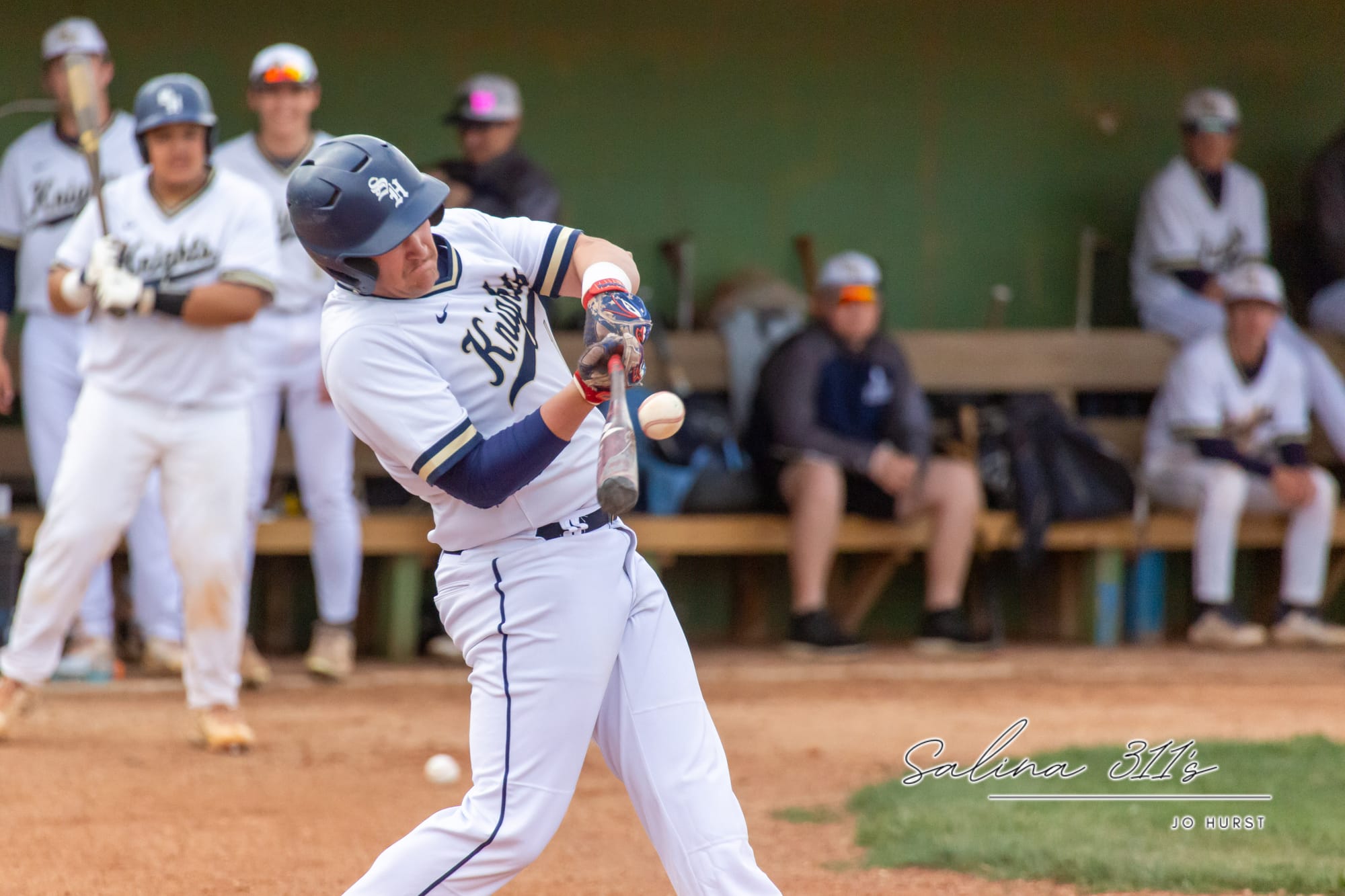 Sacred Heart Baseball Sweeps Ellsworth (Photo Gallery)
