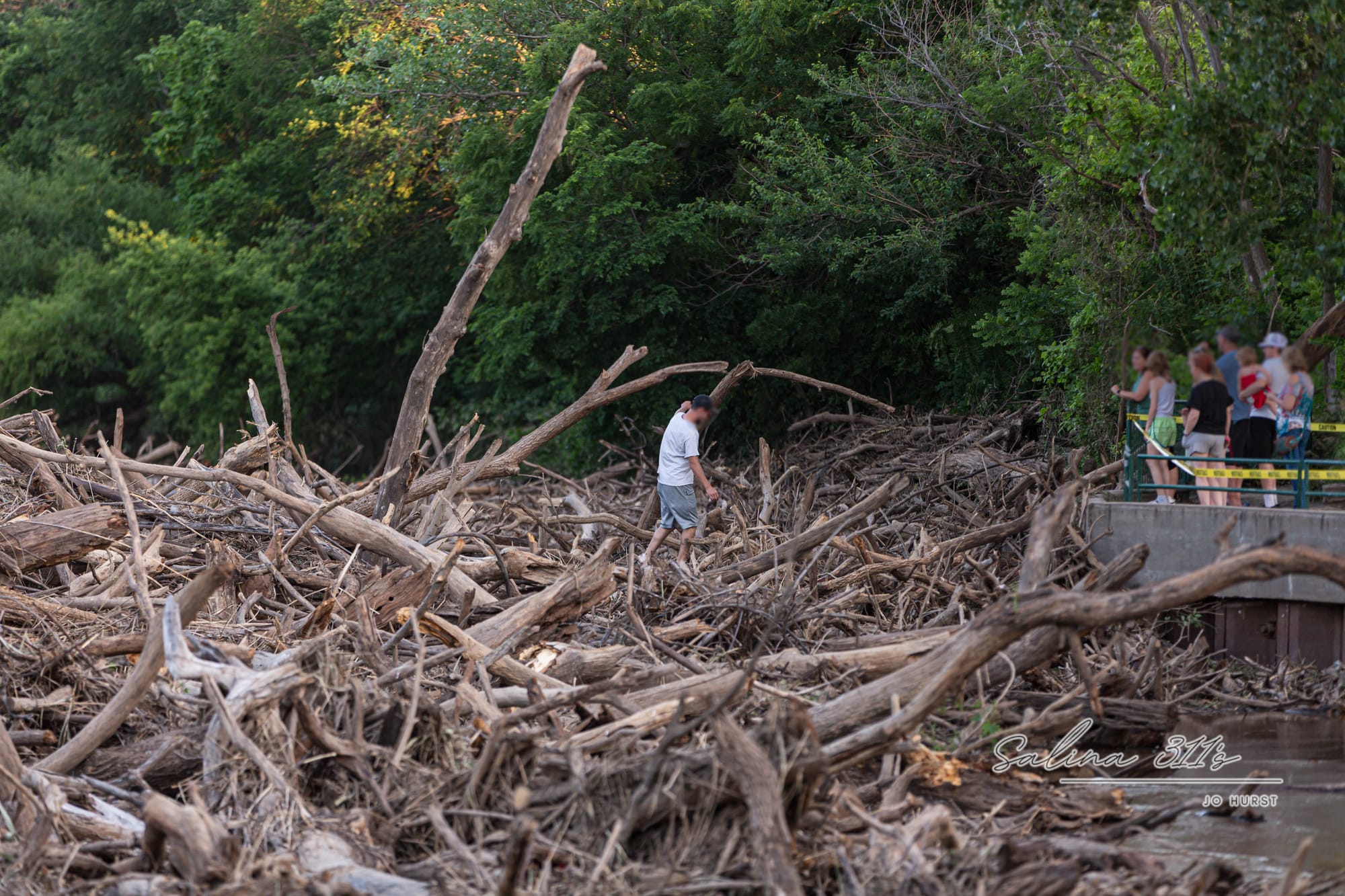 Fire Chief to Salina311: Log Jam Fall Would Likely Trigger a Recovery ...