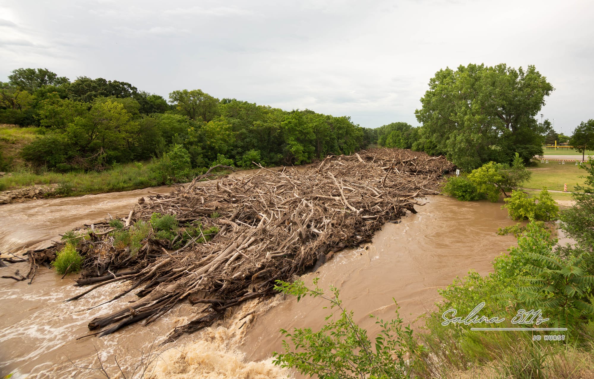 City Finalizes Contractor for Smoky Hill River Log Jam Cleanup Amid ...