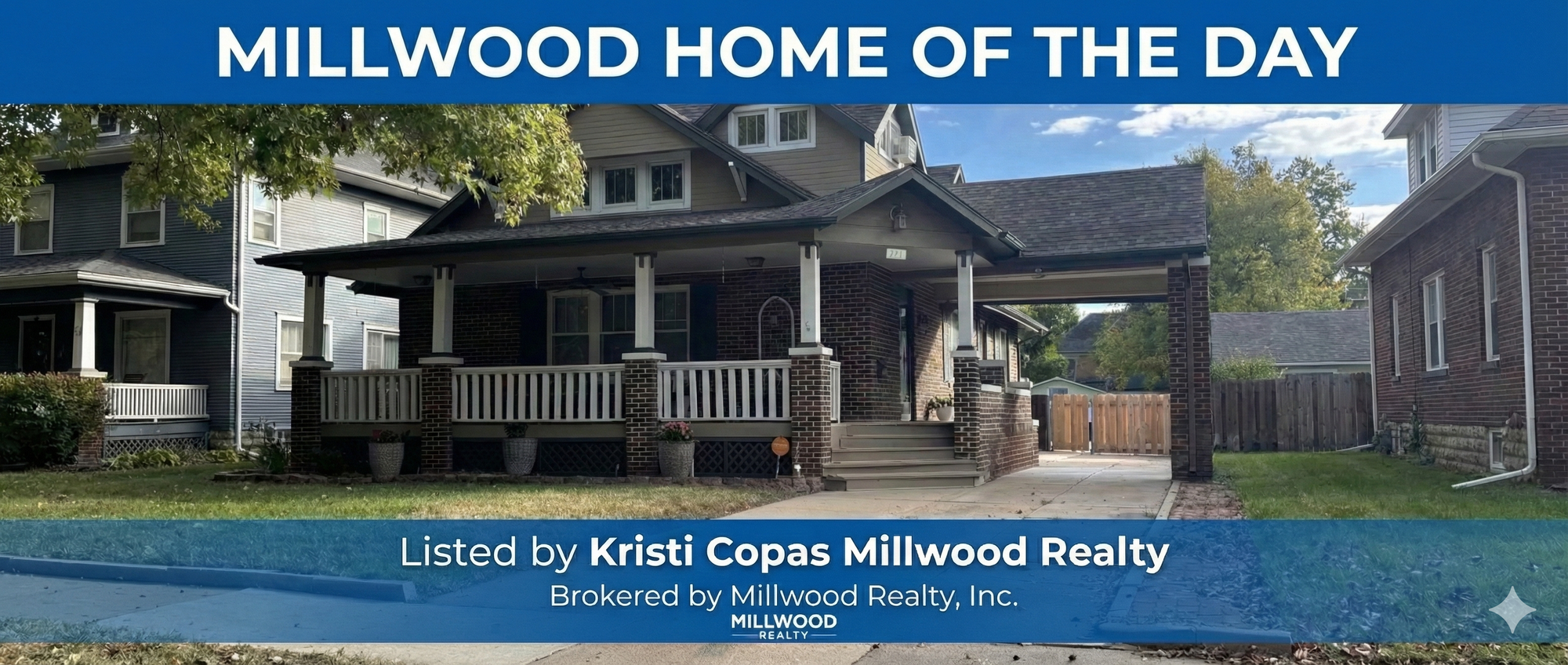 Millwood Home of the Day: Classic All-Brick 1½-Story Near Central Salina