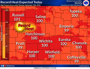 Record Heat Expected Today