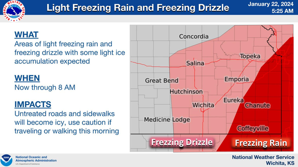 Light Freezing Rain This Morning & Tonight